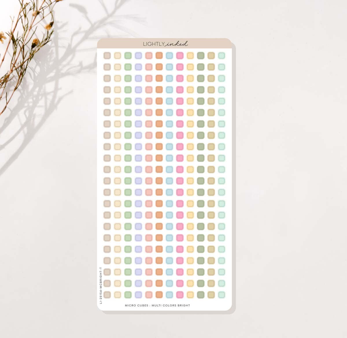 Micro Cubes – Lightly Inked