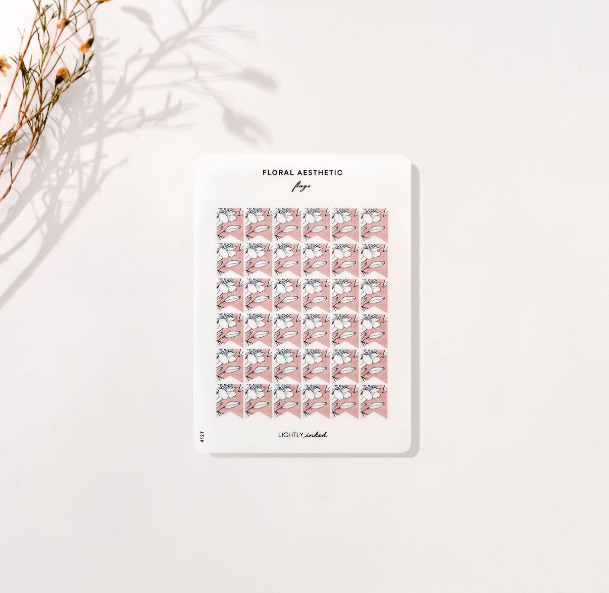 Floral Aesthetic -Flags – Lightly Inked